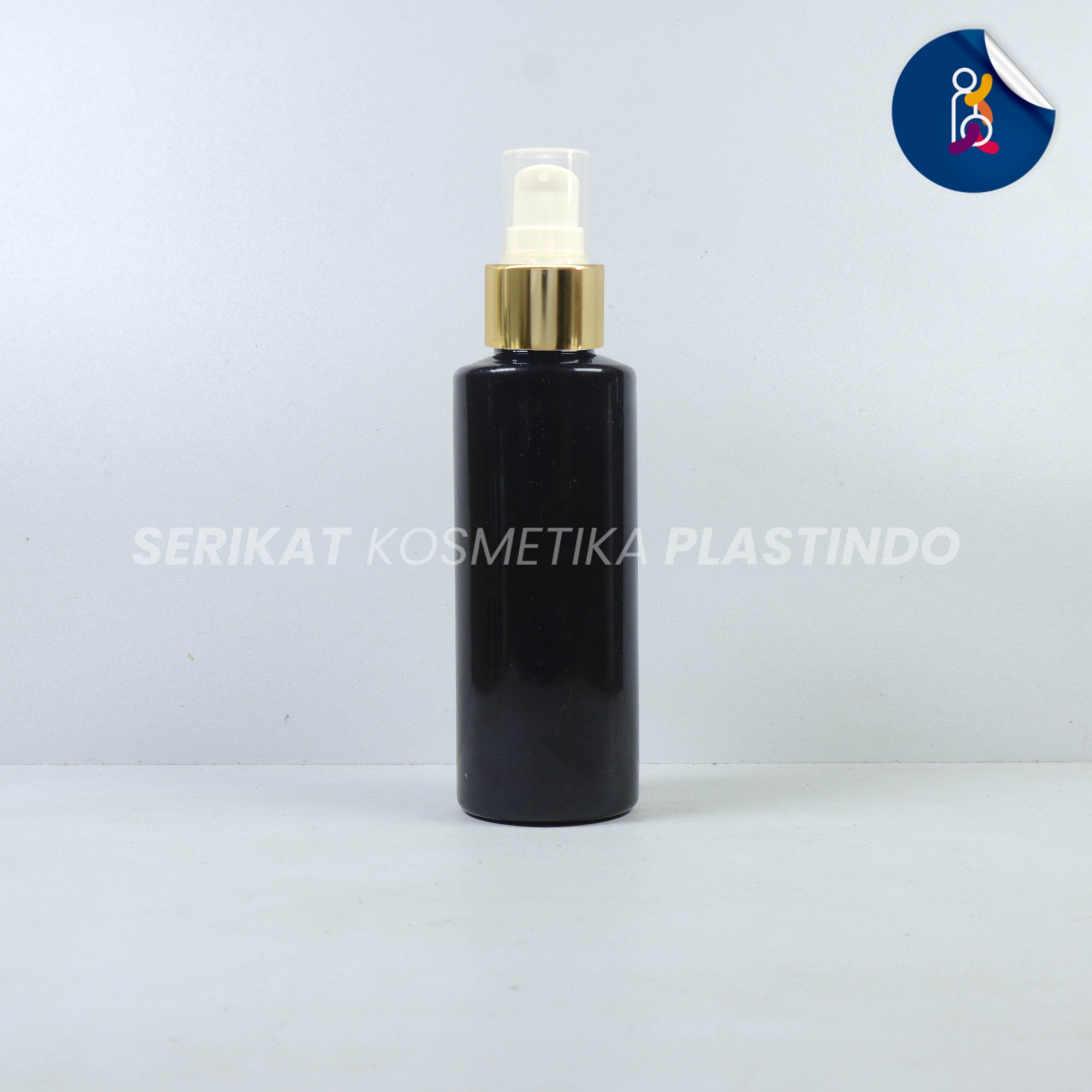 BOTOL RF 100ML HITAM TUTUP PUMP TREATMENT RING GOLD - PT. Serikat ...